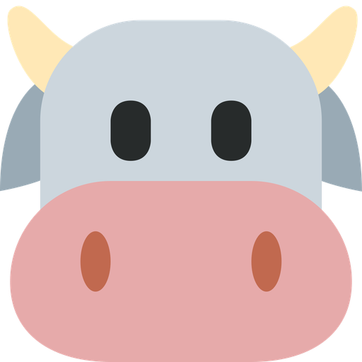 Free Cow Face Emoji PNG Download & Meaning | Emojien