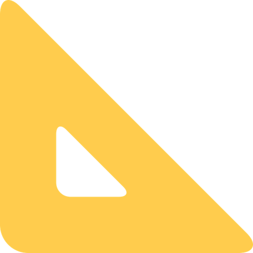 Free Triangular Ruler Emoji PNG Download & Meaning | Emojien
