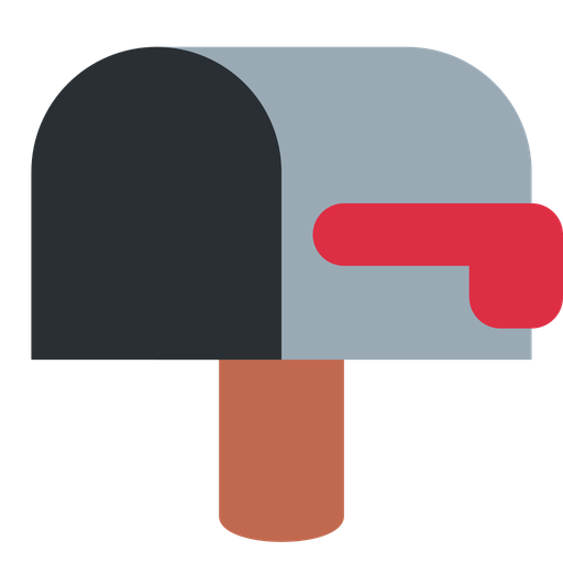 Free Open Mailbox With Lowered Flag Emoji PNG Download & Meaning | Emojien