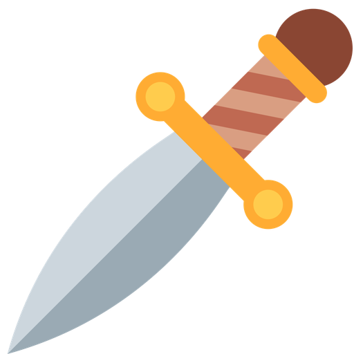 Free Dagger Emoji PNG Download & Meaning | Emojien