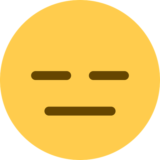 Free Expressionless Face Emoji PNG Download & Meaning | Emojien