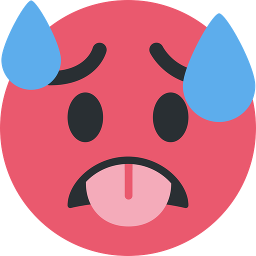 Free Hot Face Emoji PNG Download & Meaning | Emojien