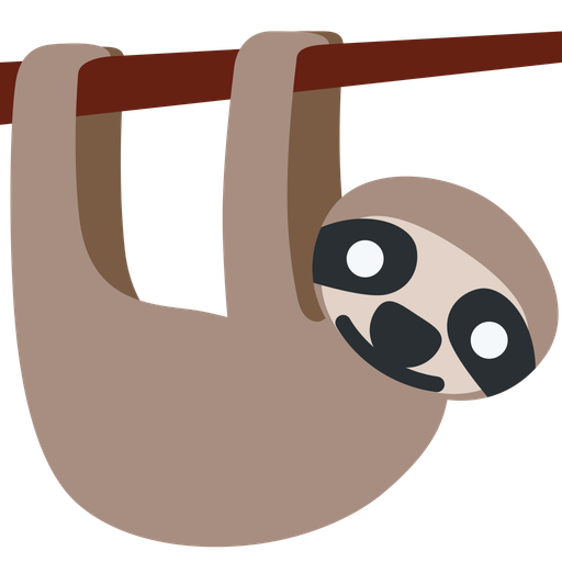 Free Sloth Emoji PNG Download & Meaning | Emojien