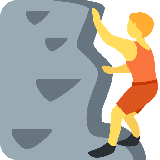 Free Person Climbing Emoji PNG Download & Meaning | Emojien