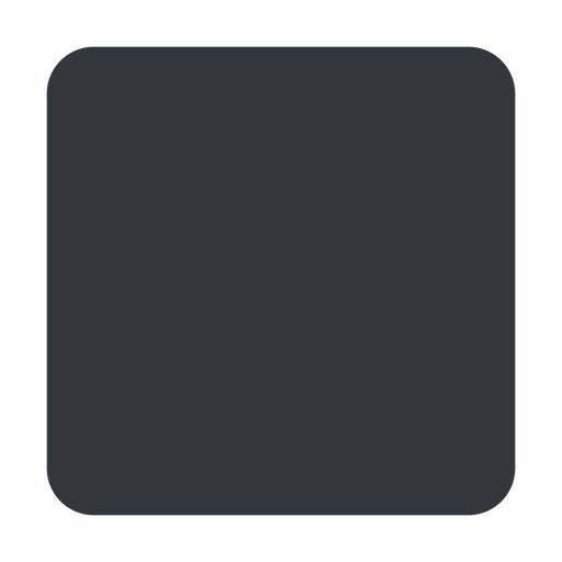 Black Medium Square Emoji - Download PNG and Copy | Emojien